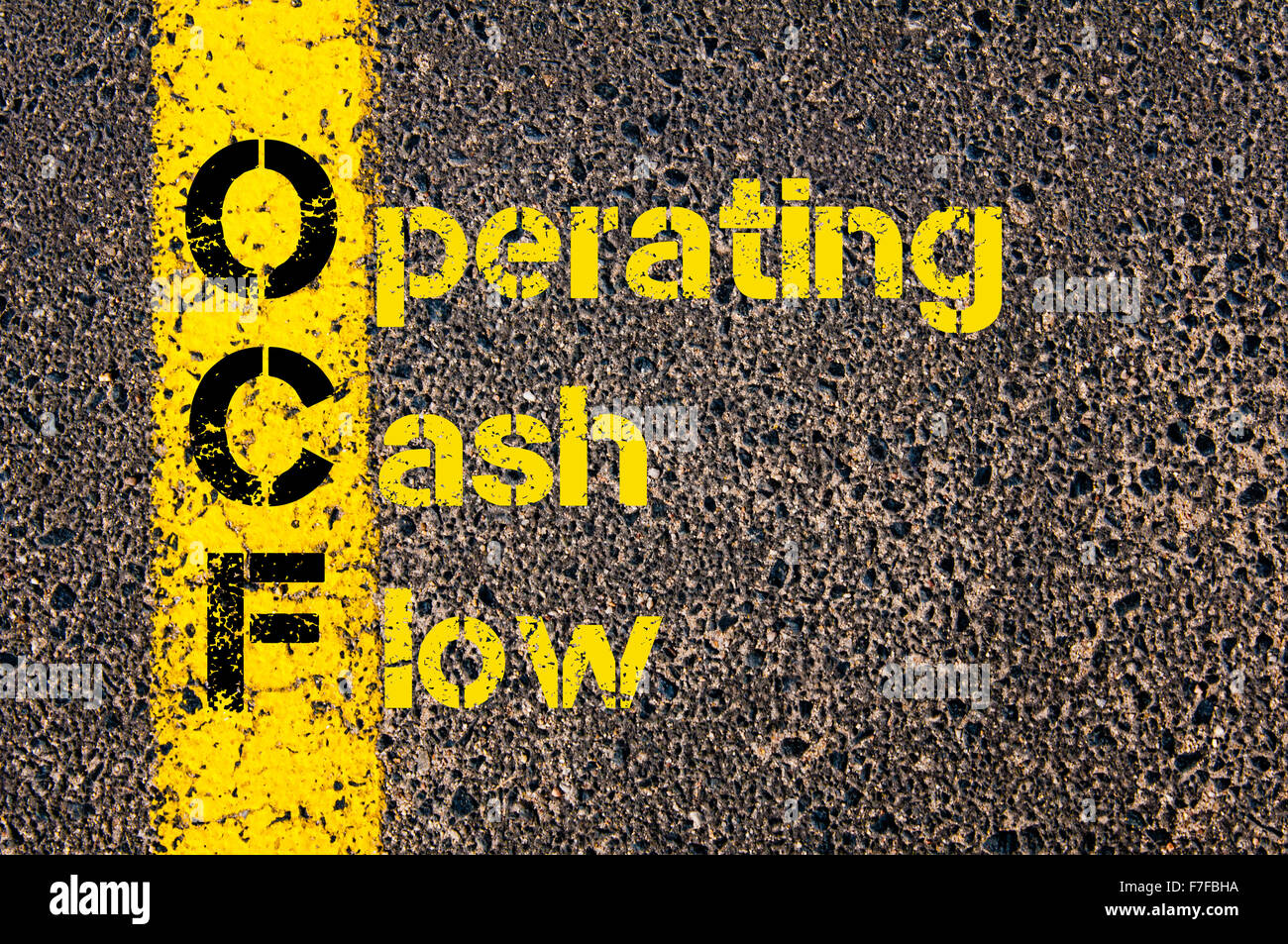 Concept image of Accounting Business Acronym OCF Operating Cash Flow ... Concept image of Accounting Business Acronym OCF Operating Cash Flow ...
