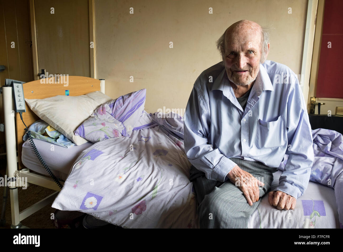 Destitute bedridden man, Alderton, Suffolk, UK Stock Photo - Alamy