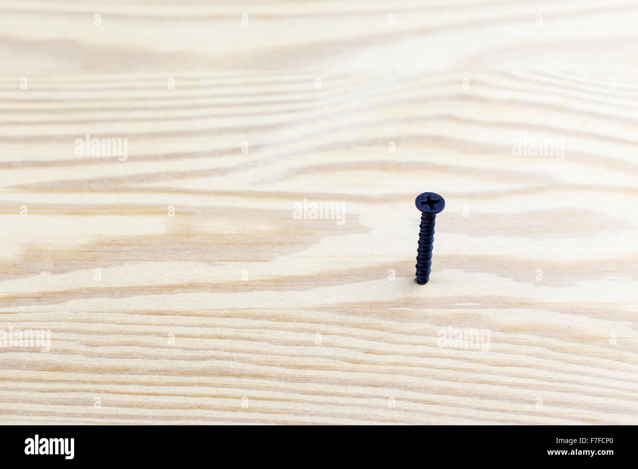 Screw in board hi-res stock photography and images - Alamy