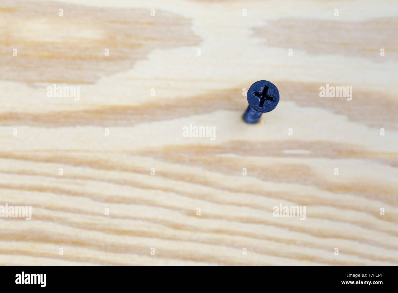 Timber board with screw hi-res stock photography and images - Alamy
