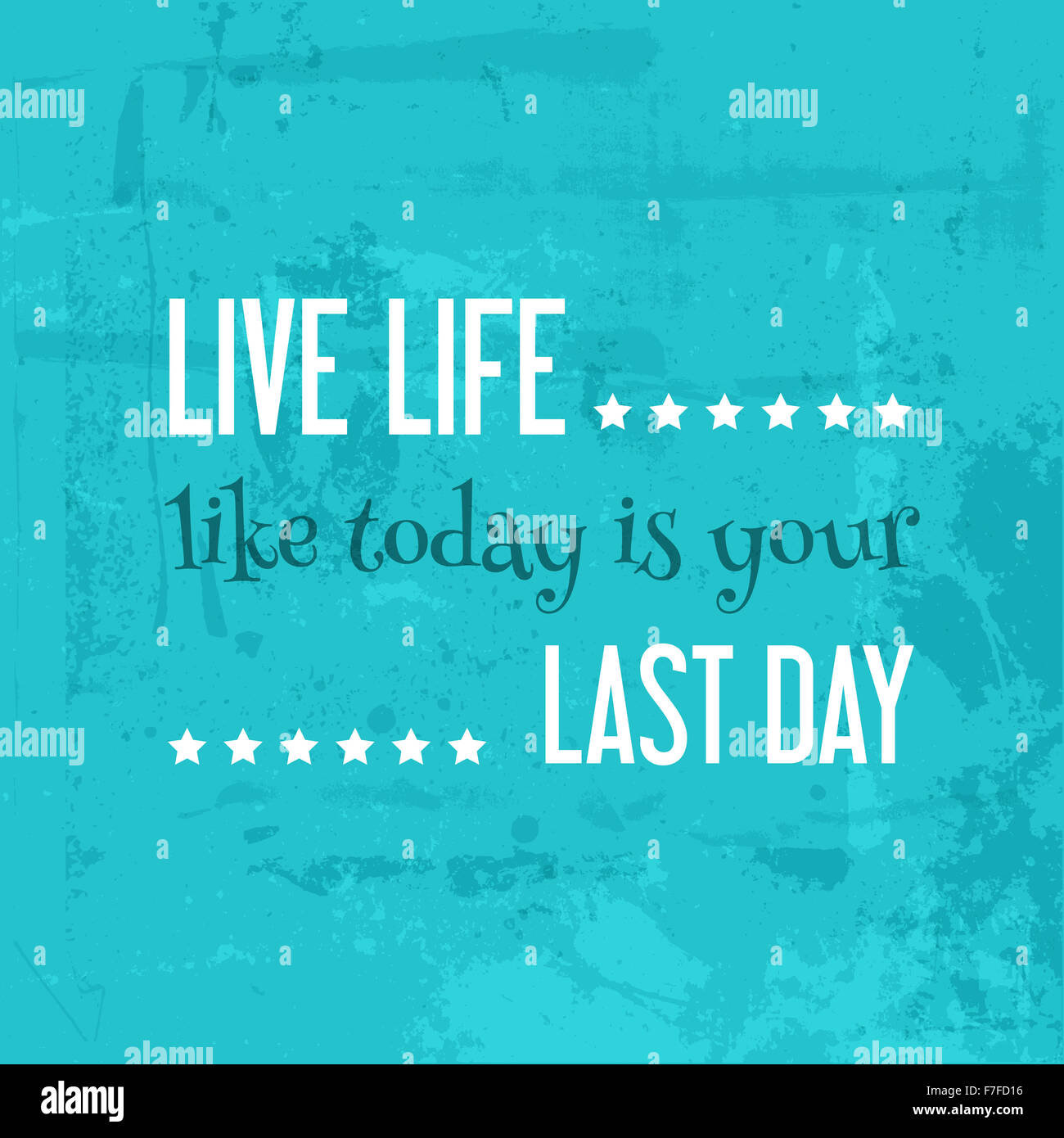 Inspirational quote on a grunge background Stock Photo - Alamy