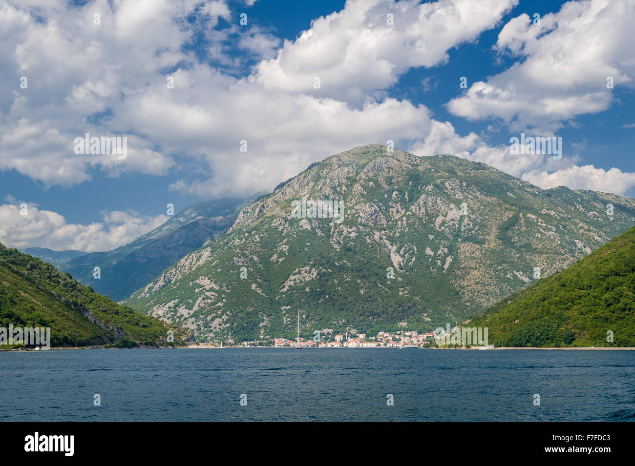 Adriatic sea mountain coast landscape Stock Photo - Alamy