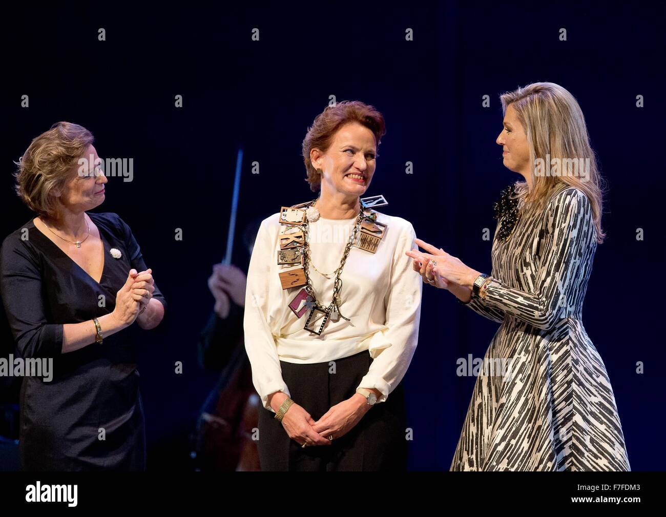 Amsterdam, 30-11-2015 HM Queen Máxima and Francine Houben HM Queen ...
