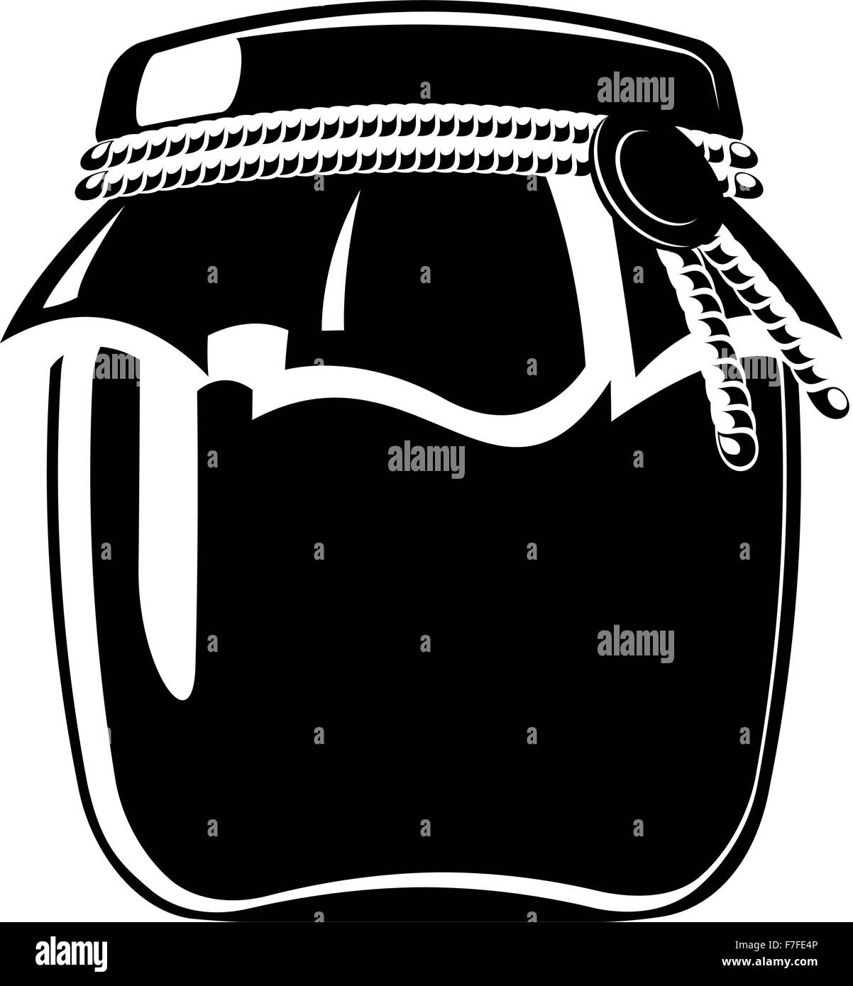 Icon jam homemade Black and White Stock Photos & Images - Alamy