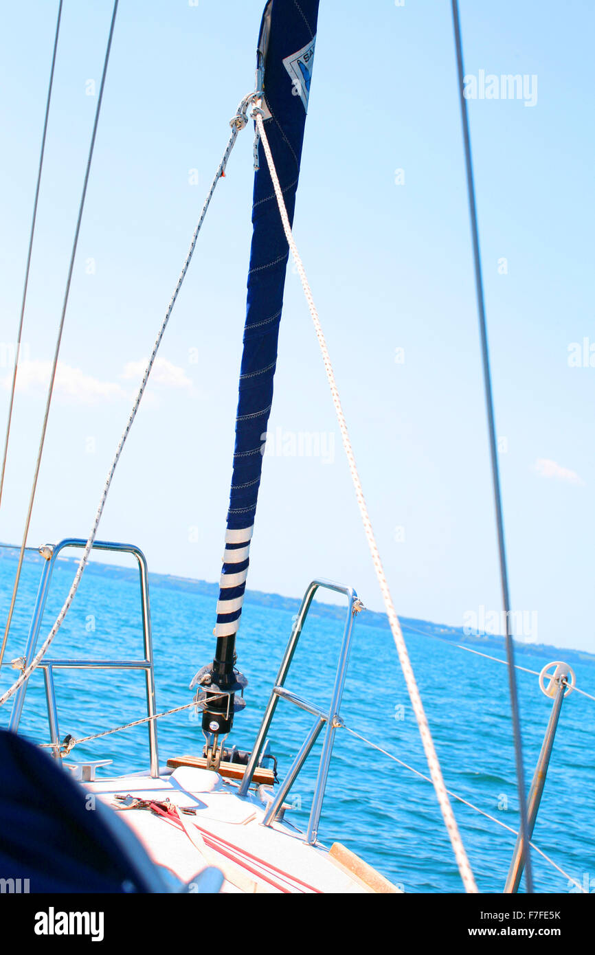 Colorful headsail hi-res stock photography and images - Alamy