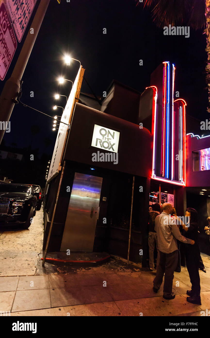 The Roxy Theatre, Sunset Strip, West Hollywood, California, USA Stock ...