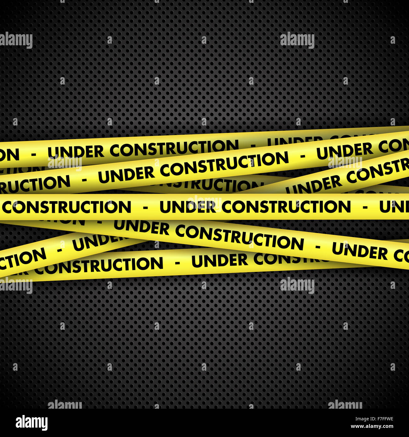 Under Construction Tape Background