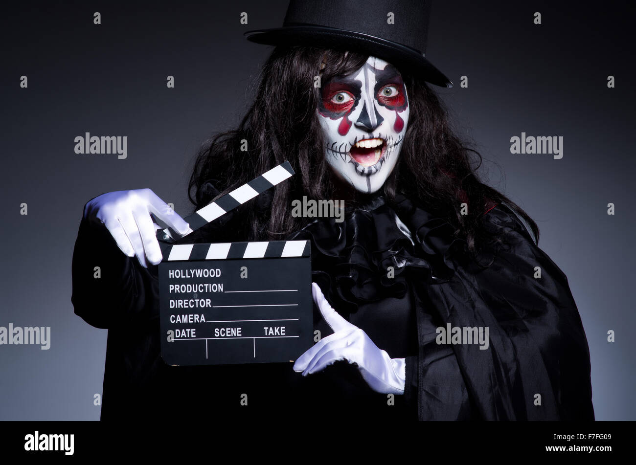 Monster movie clapper board hi-res stock photography and images - Alamy