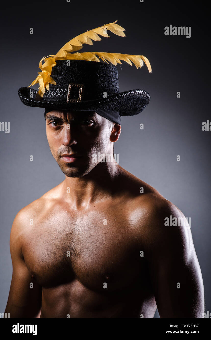 Ripper pirate in the dark room Stock Photo - Alamy
