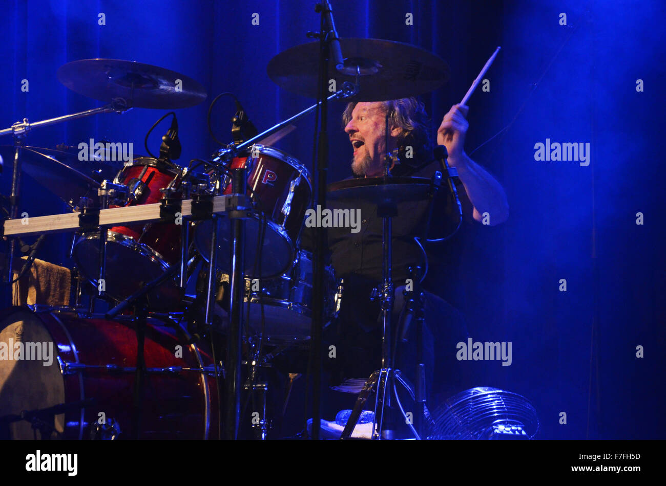 Ted McKenna of Band of Friends on stage Stock Photo - Alamy