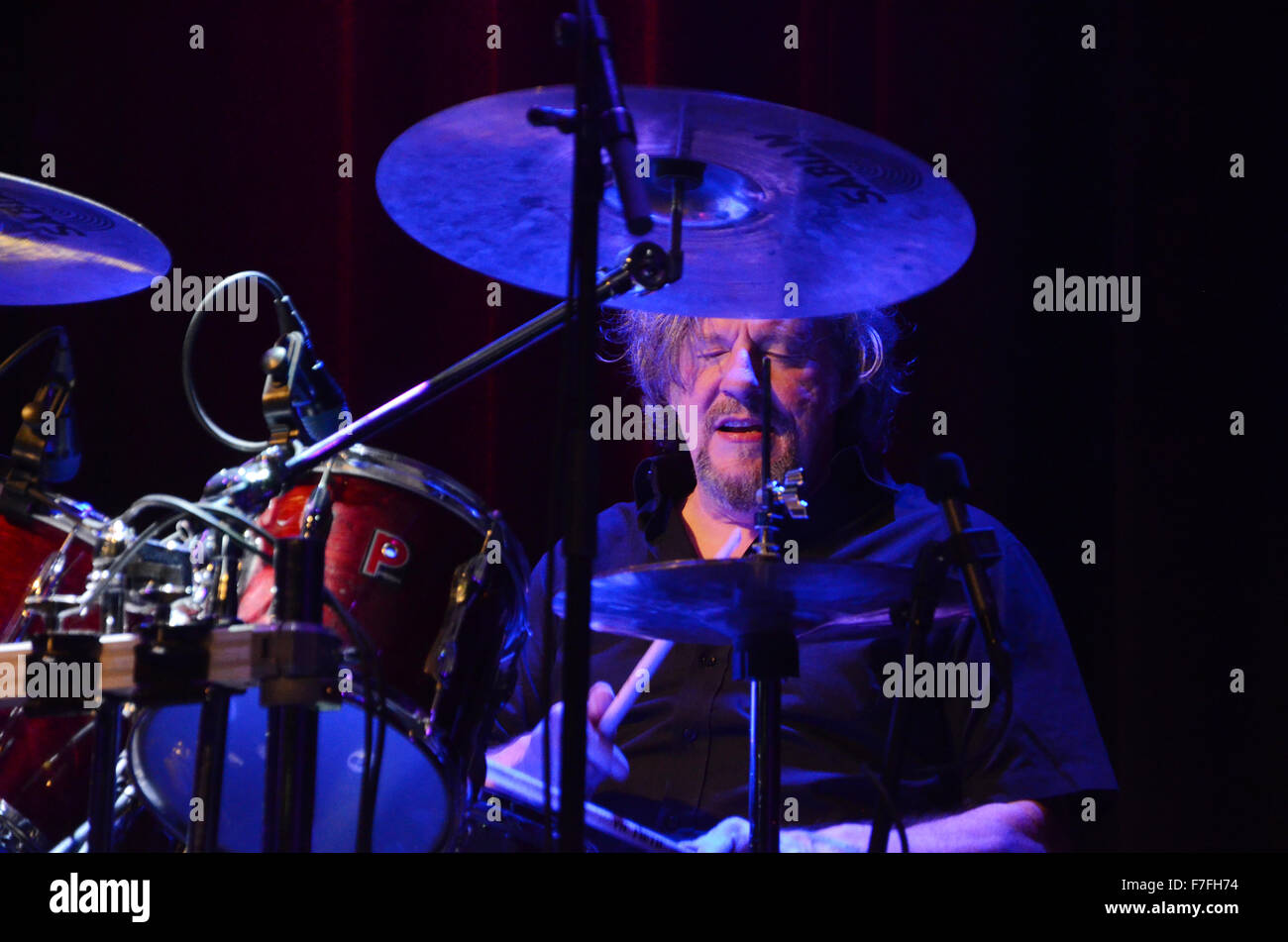 Ted McKenna of Band of Friends on stage Stock Photo - Alamy