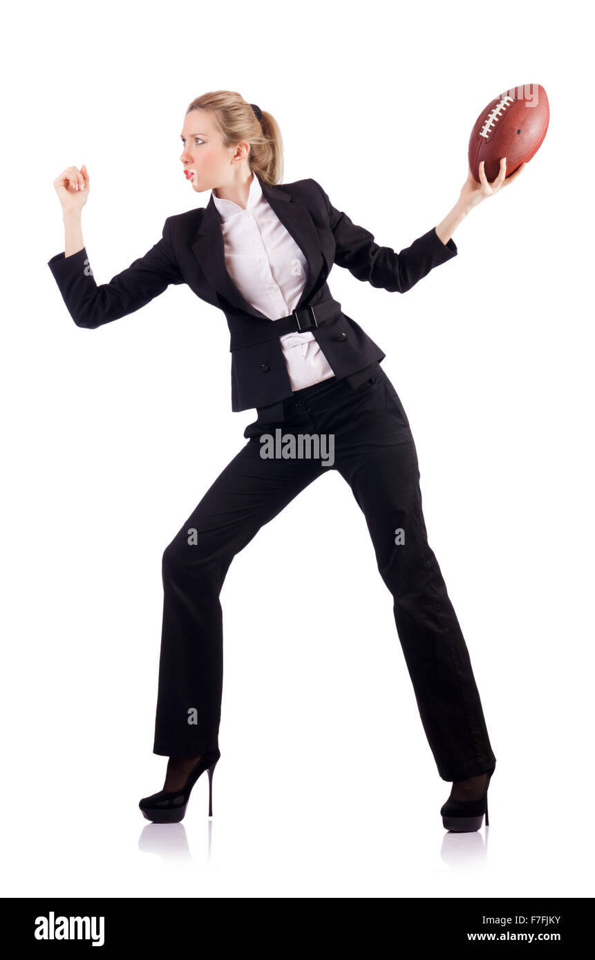 Confident american football player Cut Out Stock Images & Pictures - Alamy