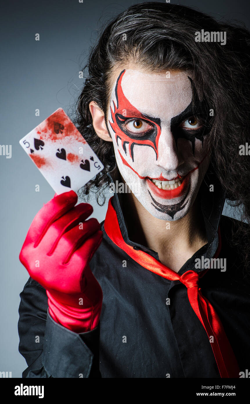 Evil Joker Card