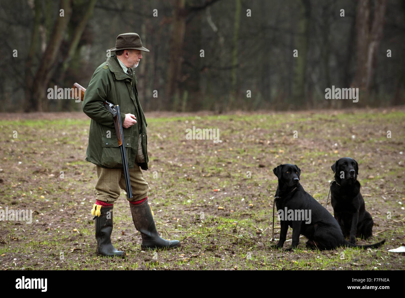 A day out shooting Stock Photo - Alamy