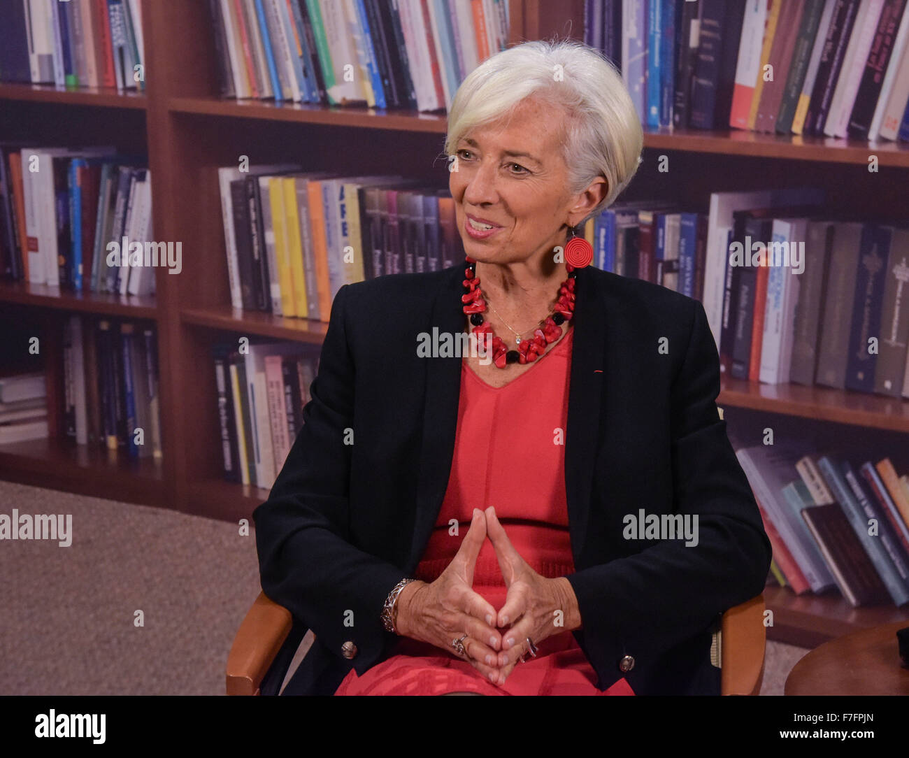 Washington, DC, USA. 30th Nov, 2015. Christine Lagarde, managing ...