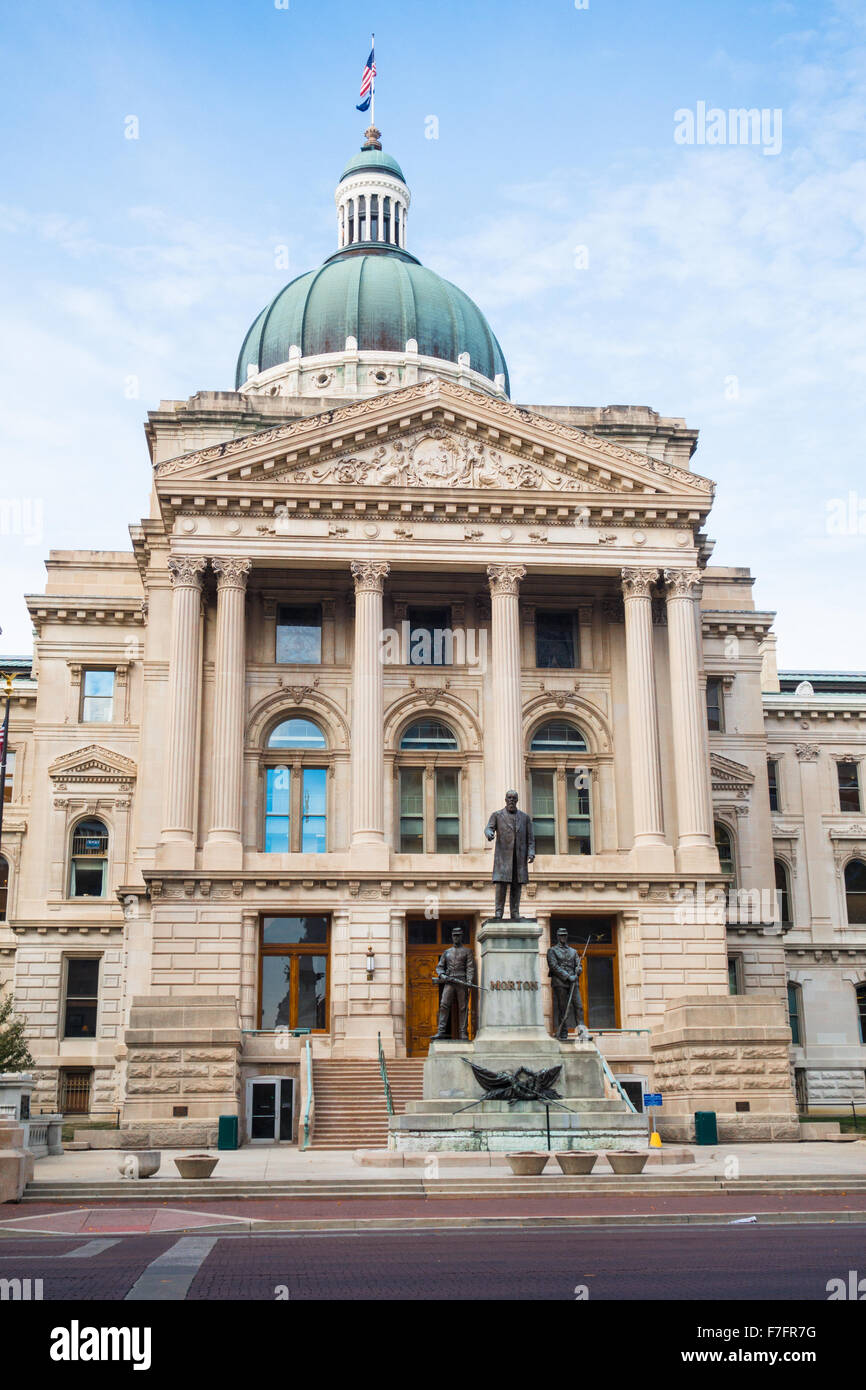 Indiana capital building hi-res stock photography and images - Alamy