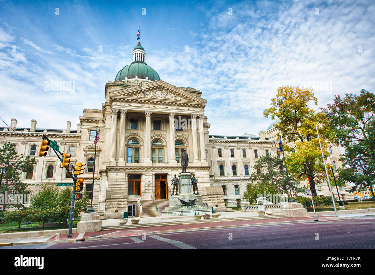 Indiana State Capitol, Indianapolis, Indiana, USA Stock Photo - Alamy