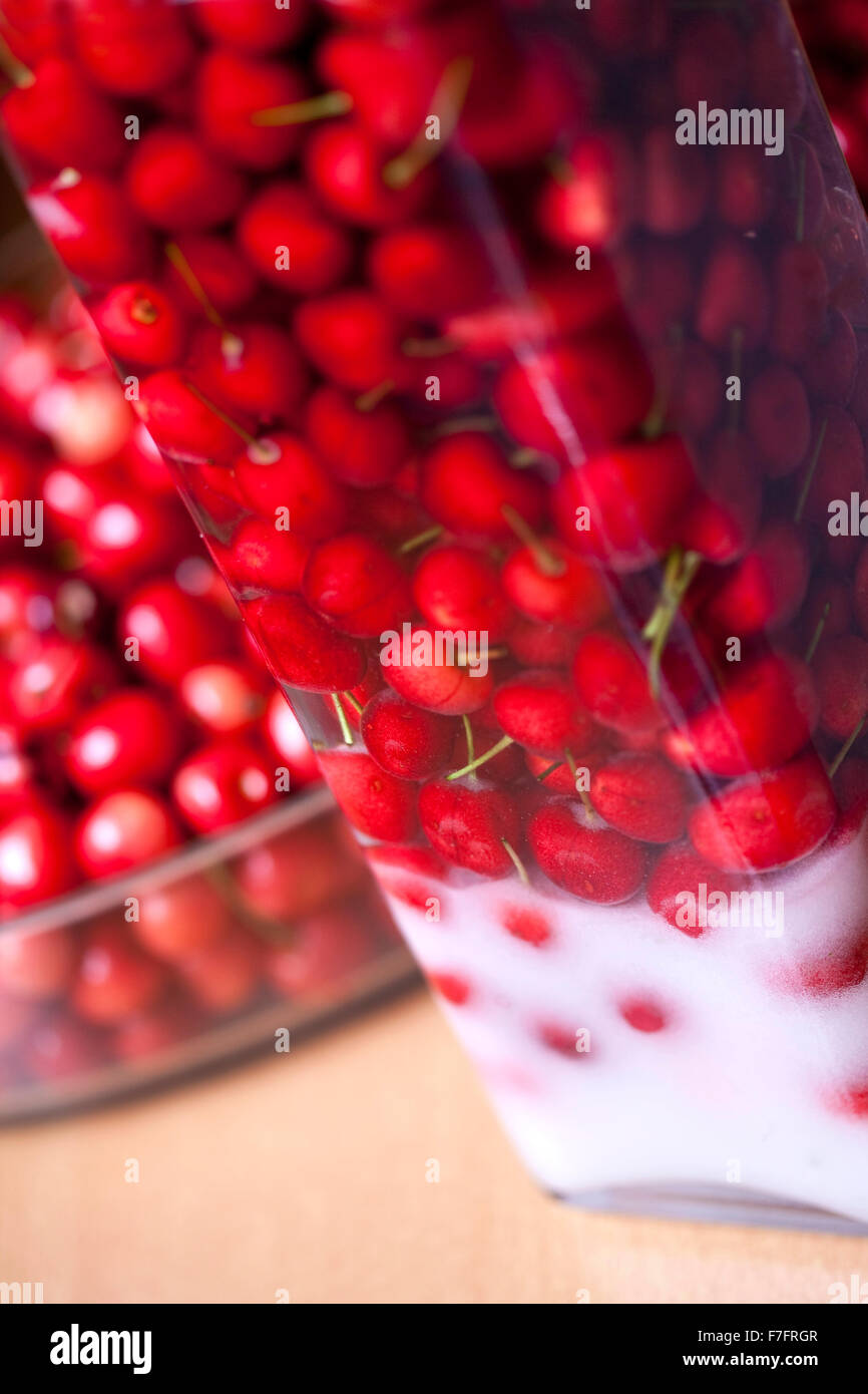 Cherries in sugar hi-res stock photography and images - Alamy