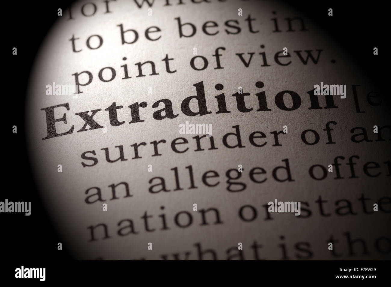 Extradition hi-res stock photography and images - Alamy