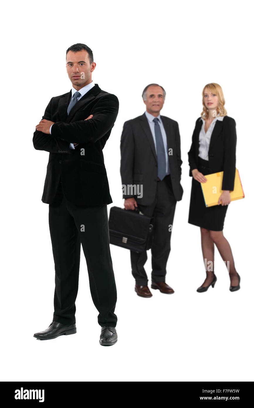 Serious young female office Cut Out Stock Images & Pictures - Alamy