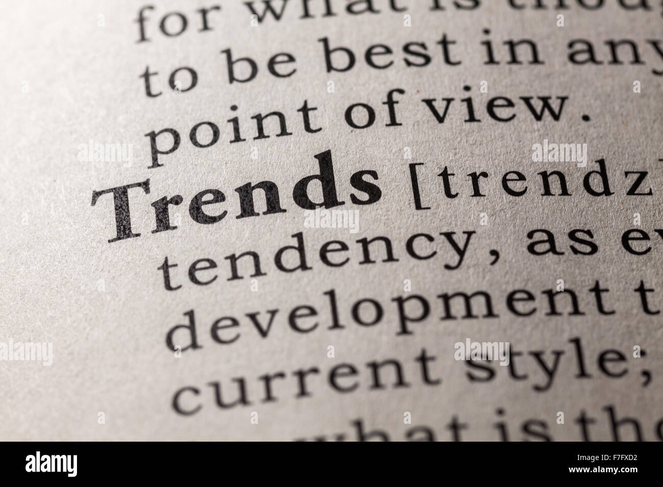Trends text hi-res stock photography and images - Alamy