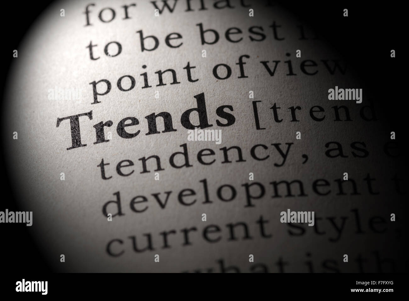 Trends text hi-res stock photography and images - Alamy