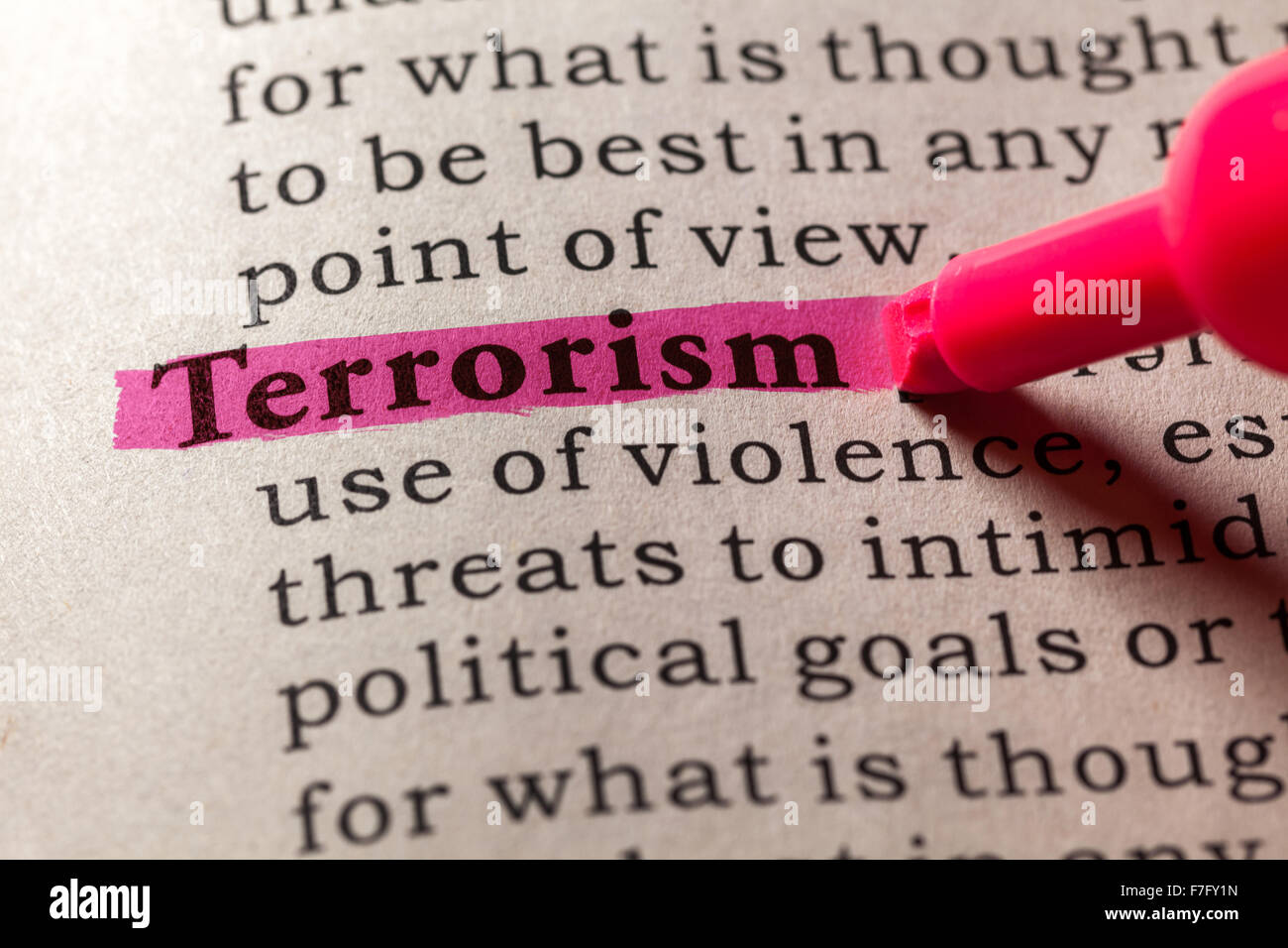 Terrorism word hi-res stock photography and images - Alamy