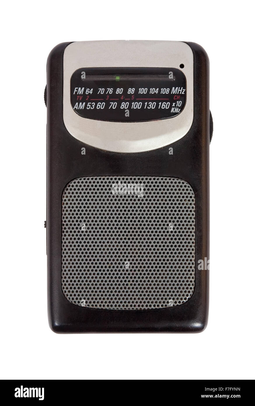 radio receiver. Isolated on white background with clipping path Stock ...