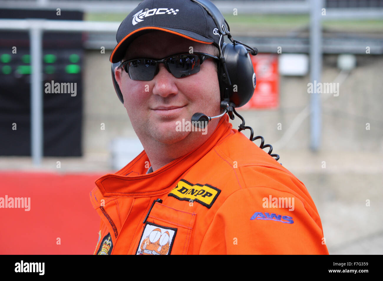 Pit crew at Brands Hatch Stock Photo - Alamy