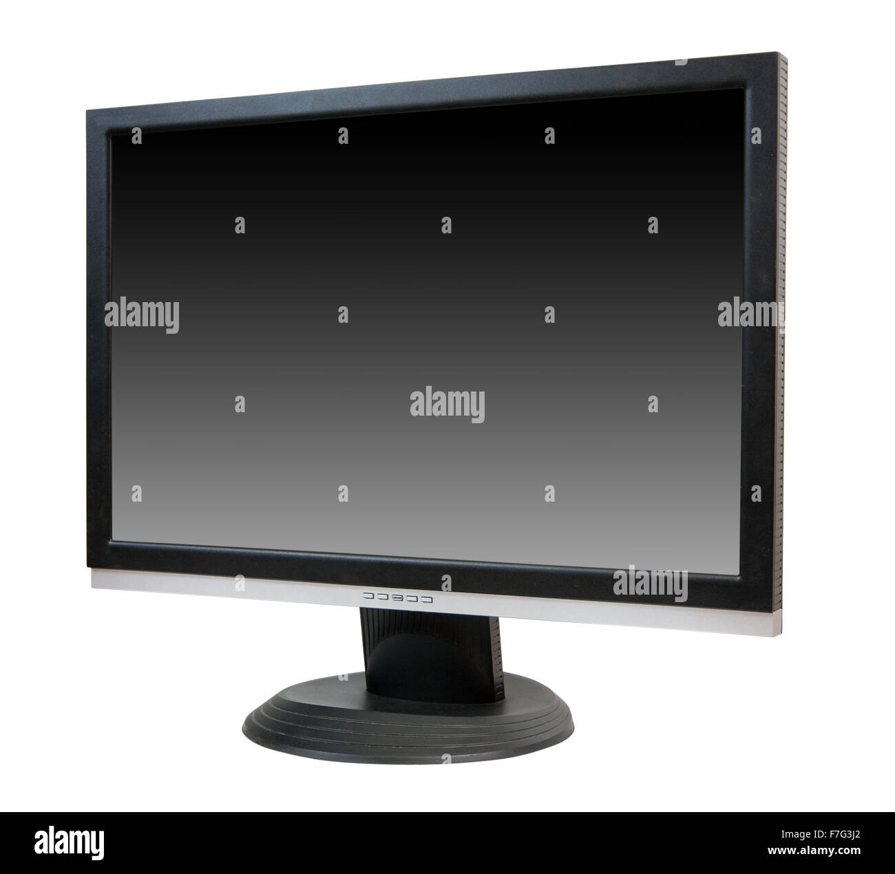 LCD monitor. Isolated on white background with clipping path Stock ...