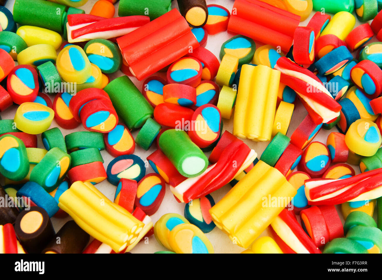 Background made of colourful sweets Stock Photo - Alamy