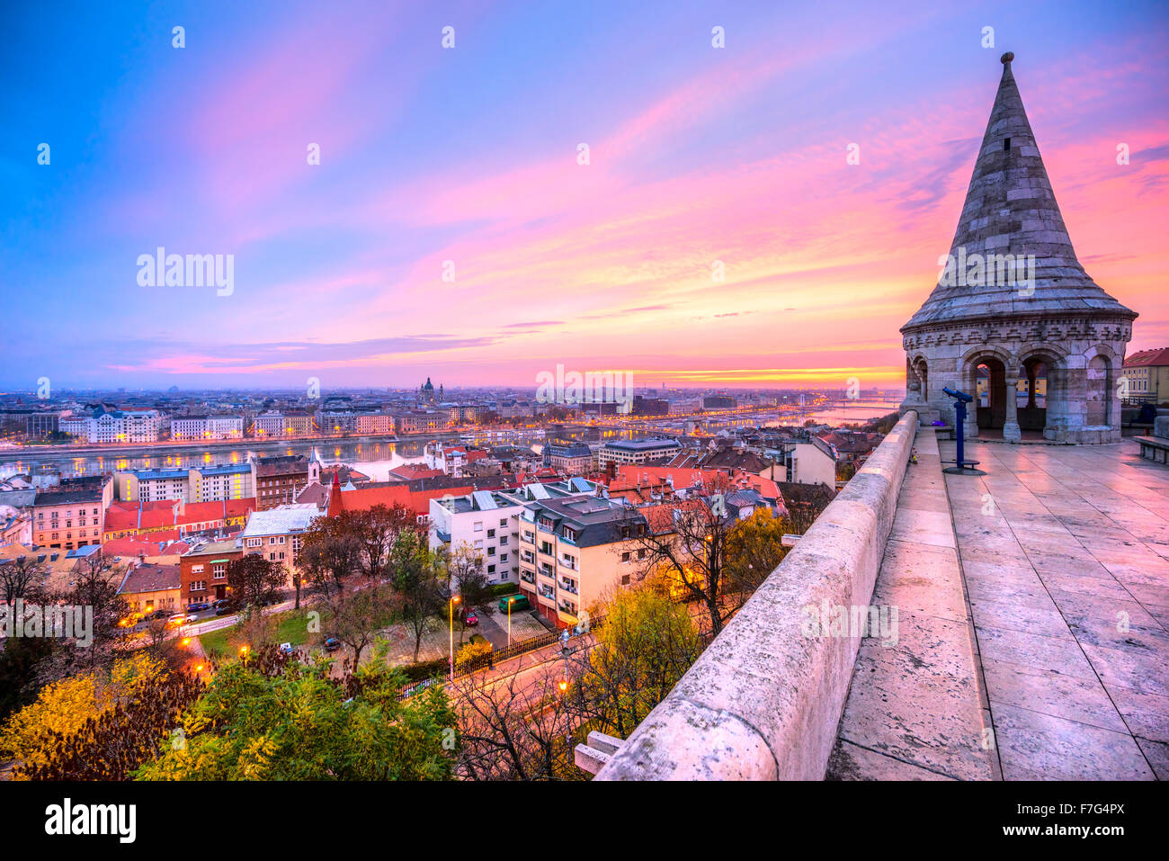 Fisherman bastion view from hi-res stock photography and images - Alamy