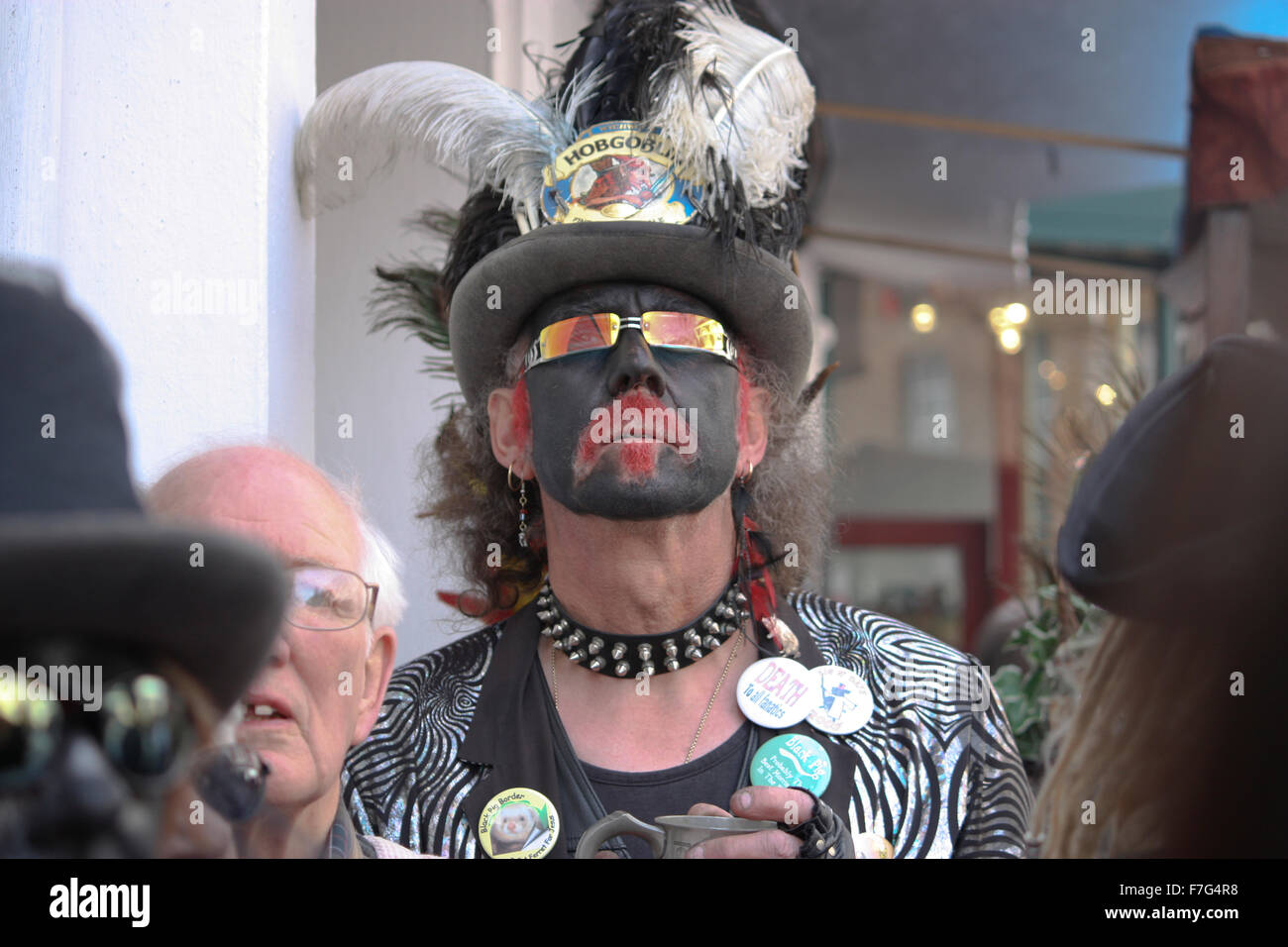 Man in character at Rochester Sweeps Festival and Parade, Kent Stock ...