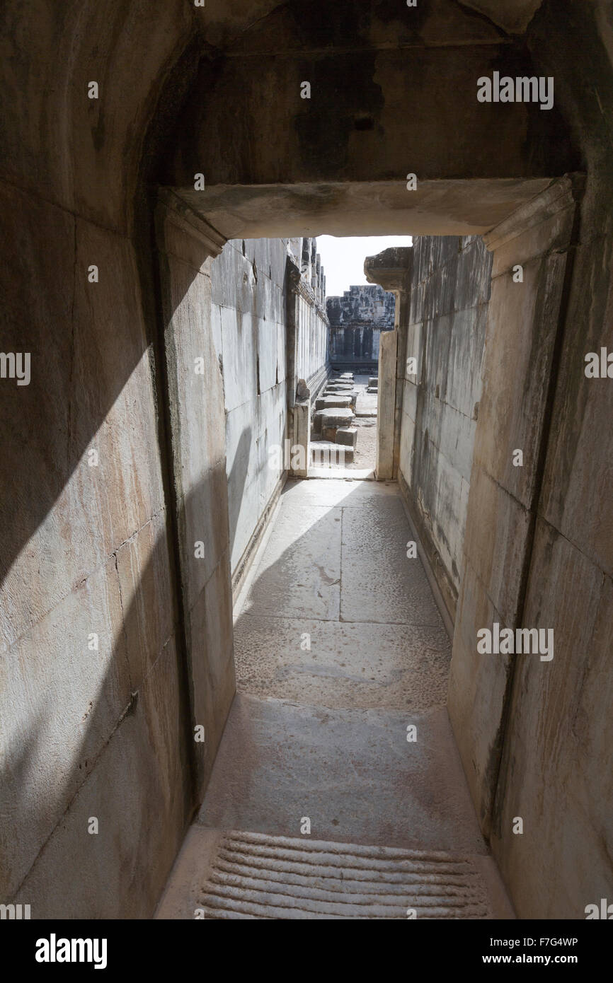 Passage leading to the adyton. Didyma, an ancient Greek sanctuary Stock ...