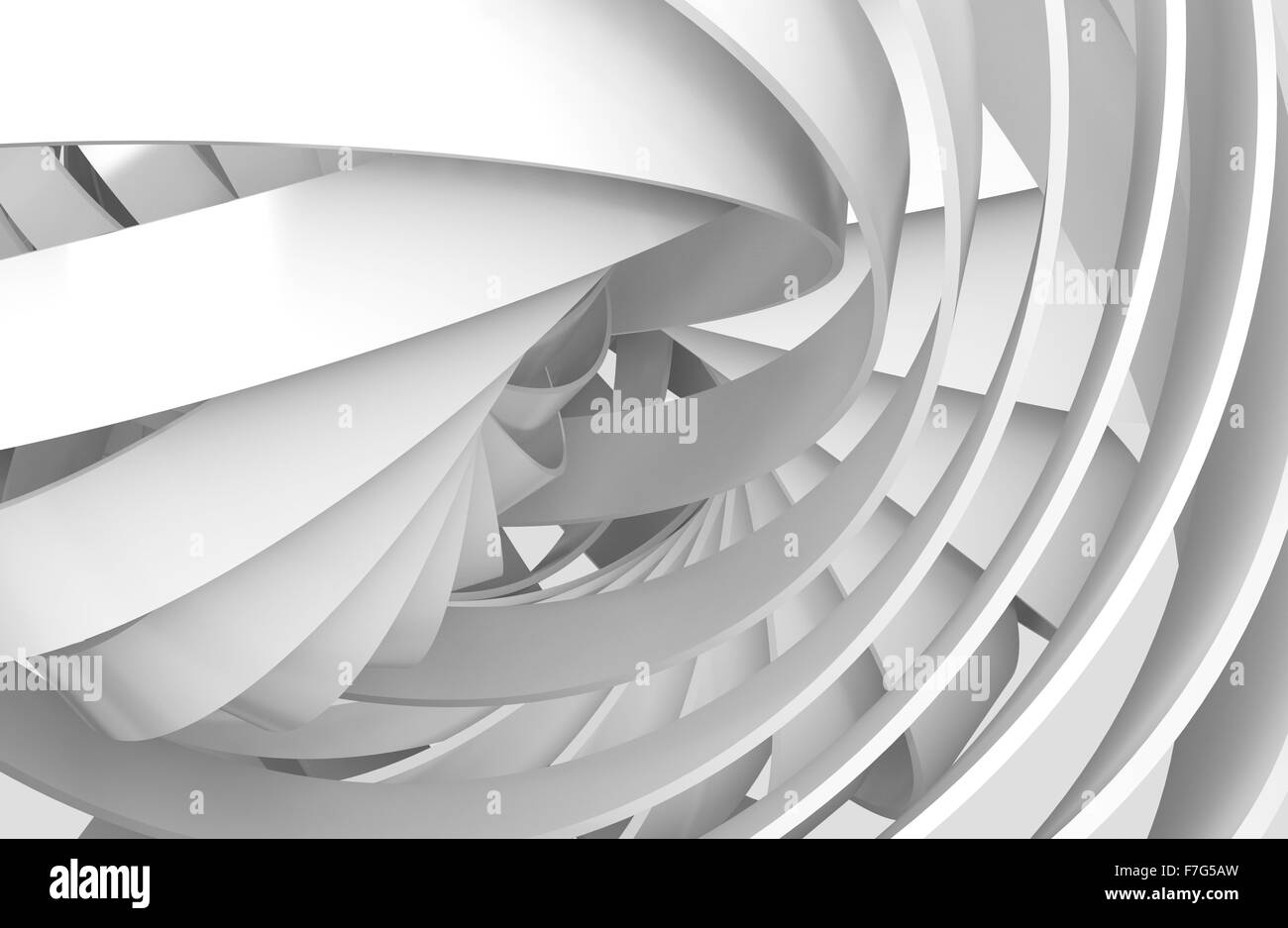 Abstract digital background with 3d spiral structures Stock Photo - Alamy