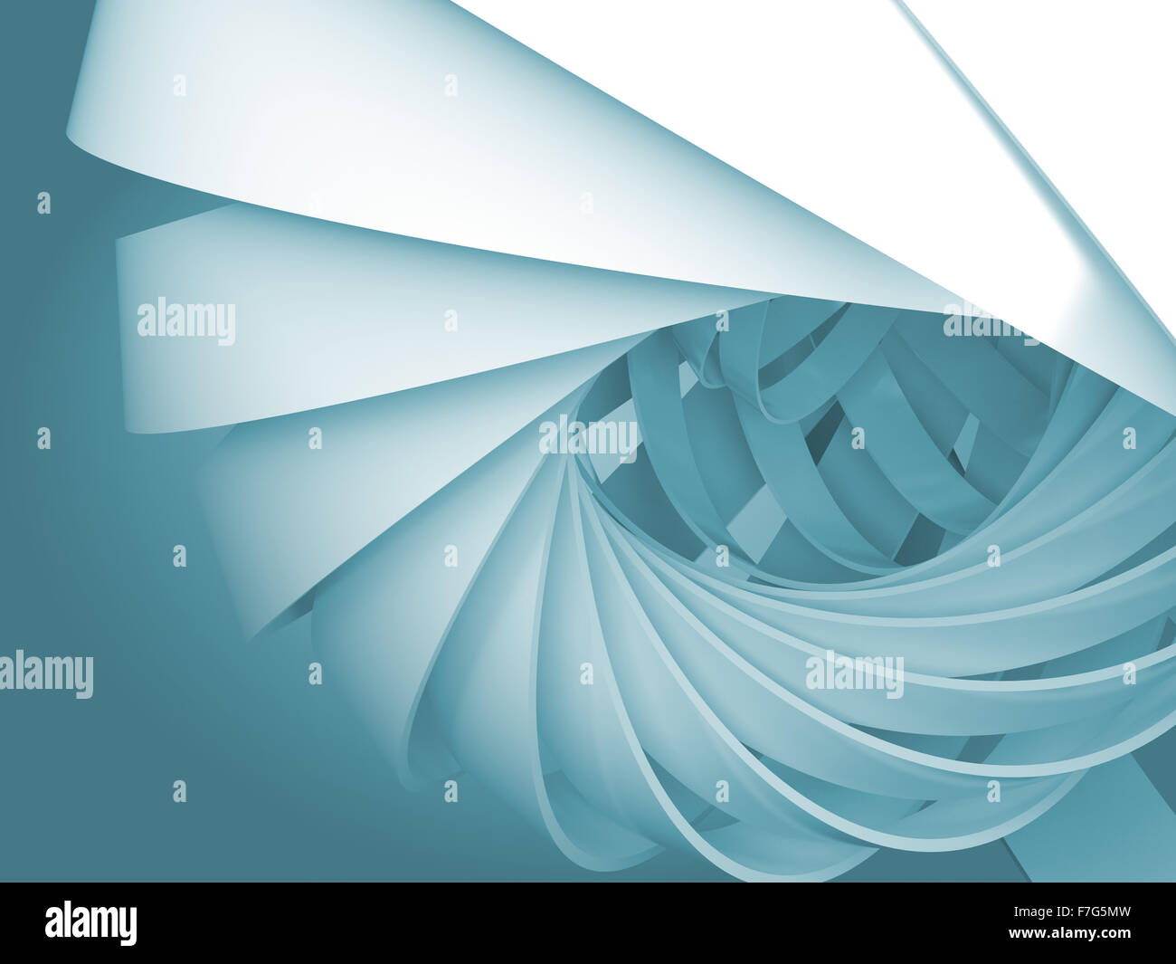 Abstract blue digital background with 3d spiral structures Stock Photo ...