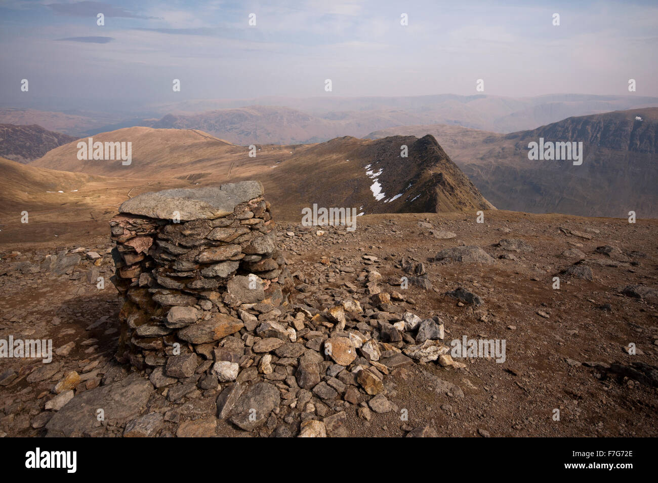 Helvellyn summit hi-res stock photography and images - Alamy