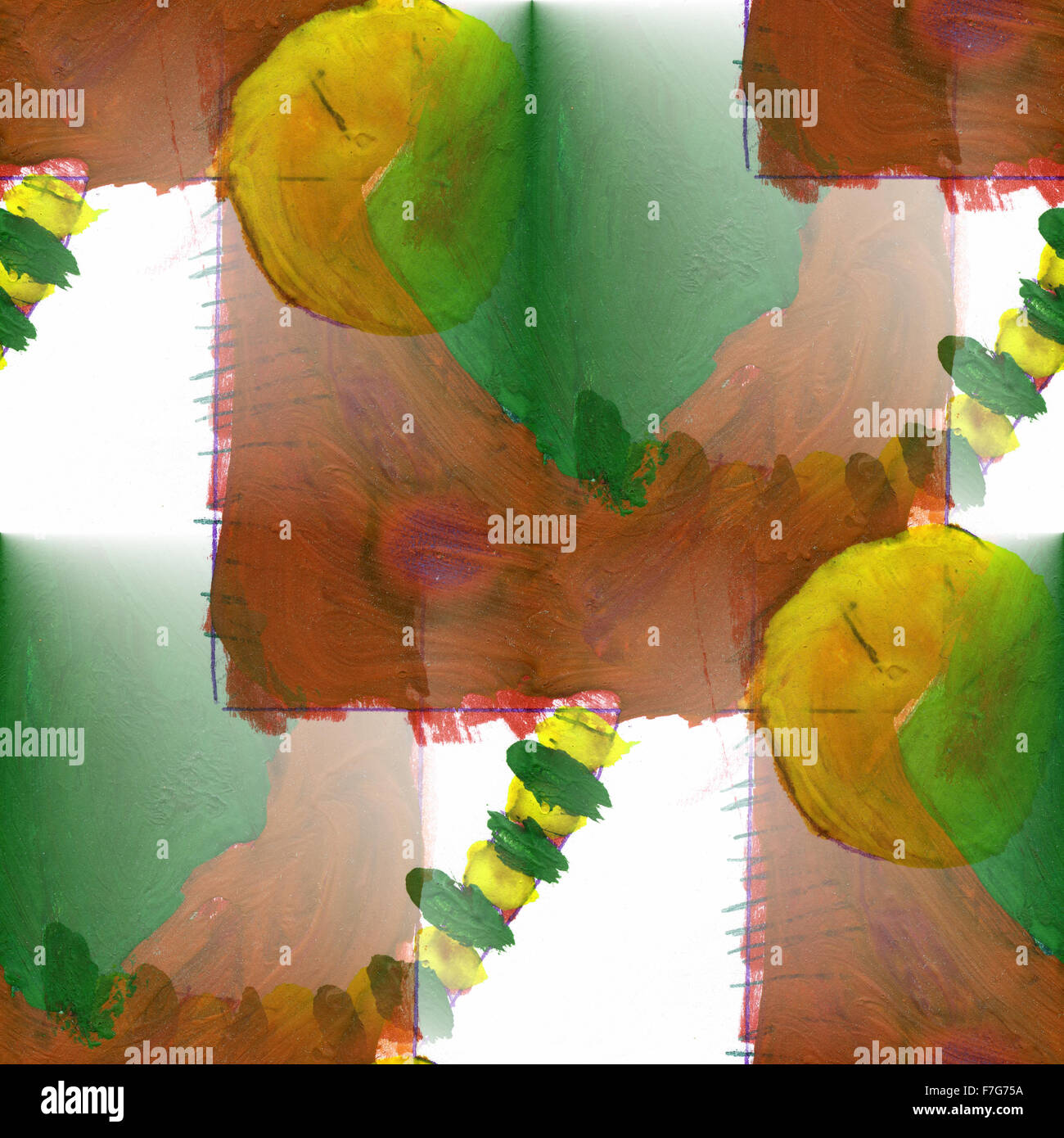 green brown pattern texture watercolor handmade seamless texture for ...