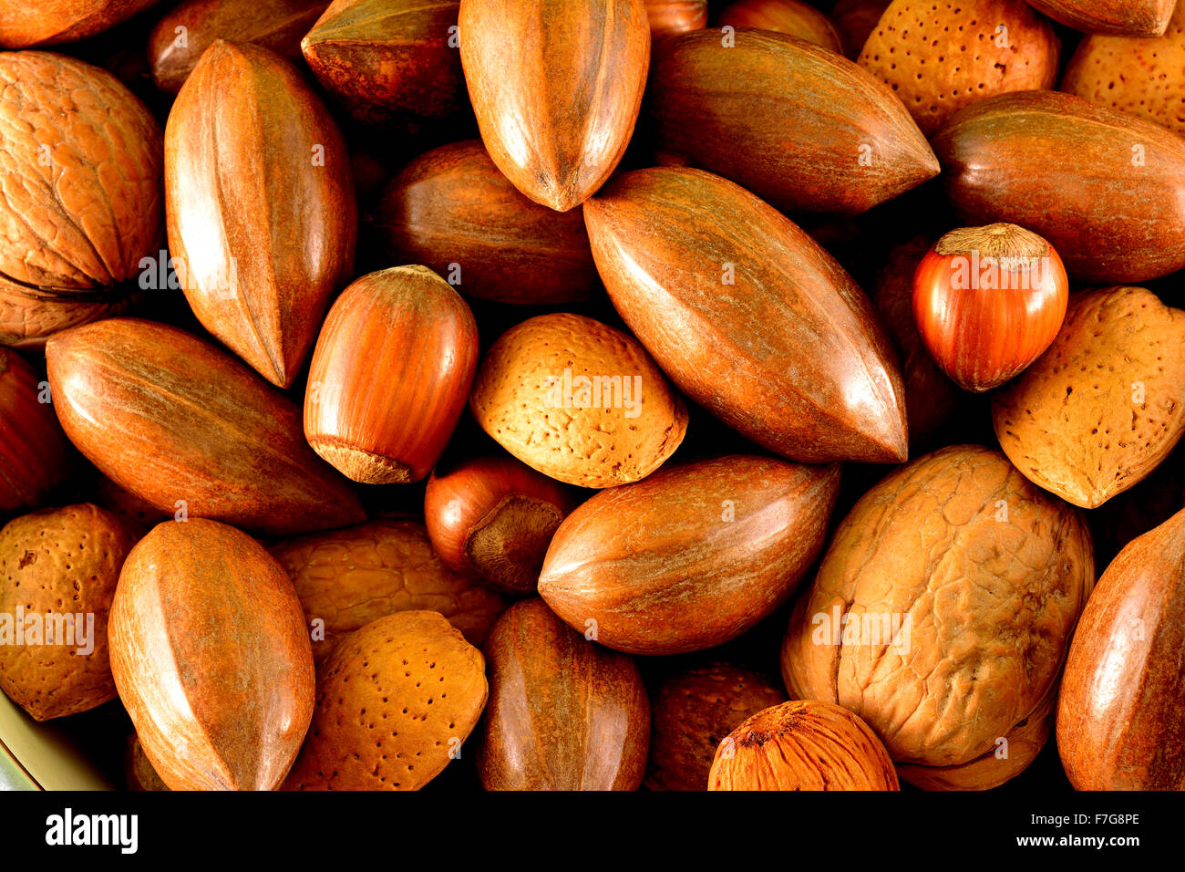 mixed nuts closeup Stock Photo - Alamy