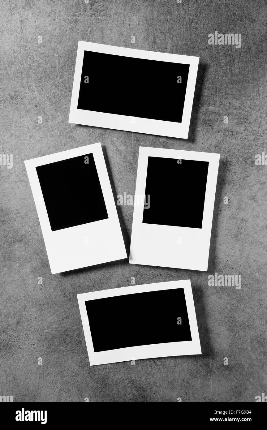Designer concept - blank photo frames for your photos Stock Photo - Alamy
