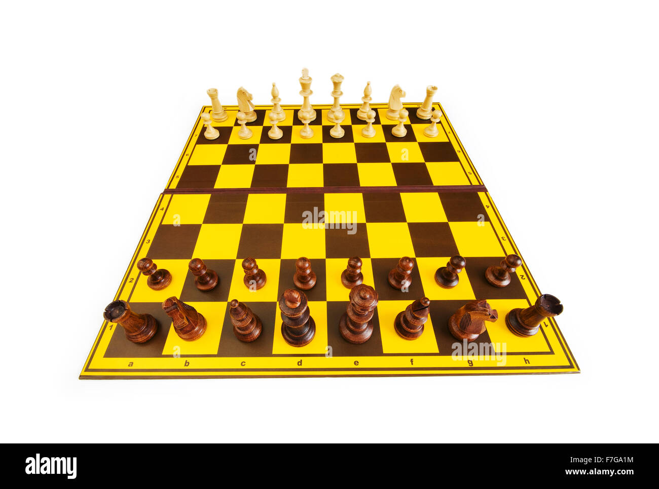 Chess figures isolated on the white background Stock Photo - Alamy