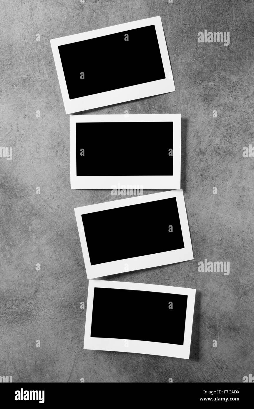 Designer concept - blank photo frames for your photos Stock Photo - Alamy