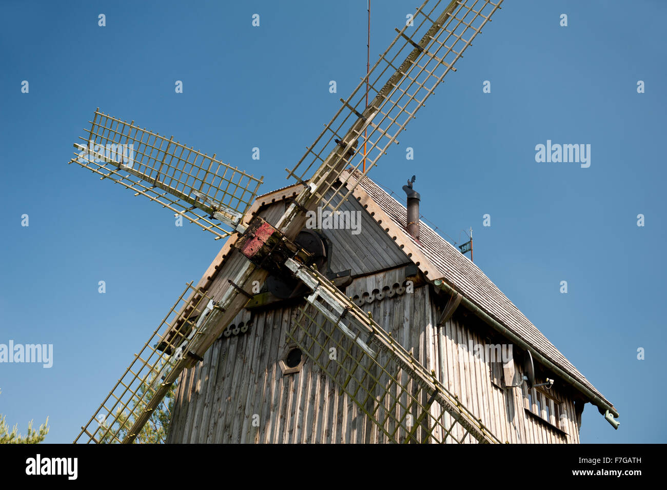 Wooden wind mill hi-res stock photography and images - Alamy