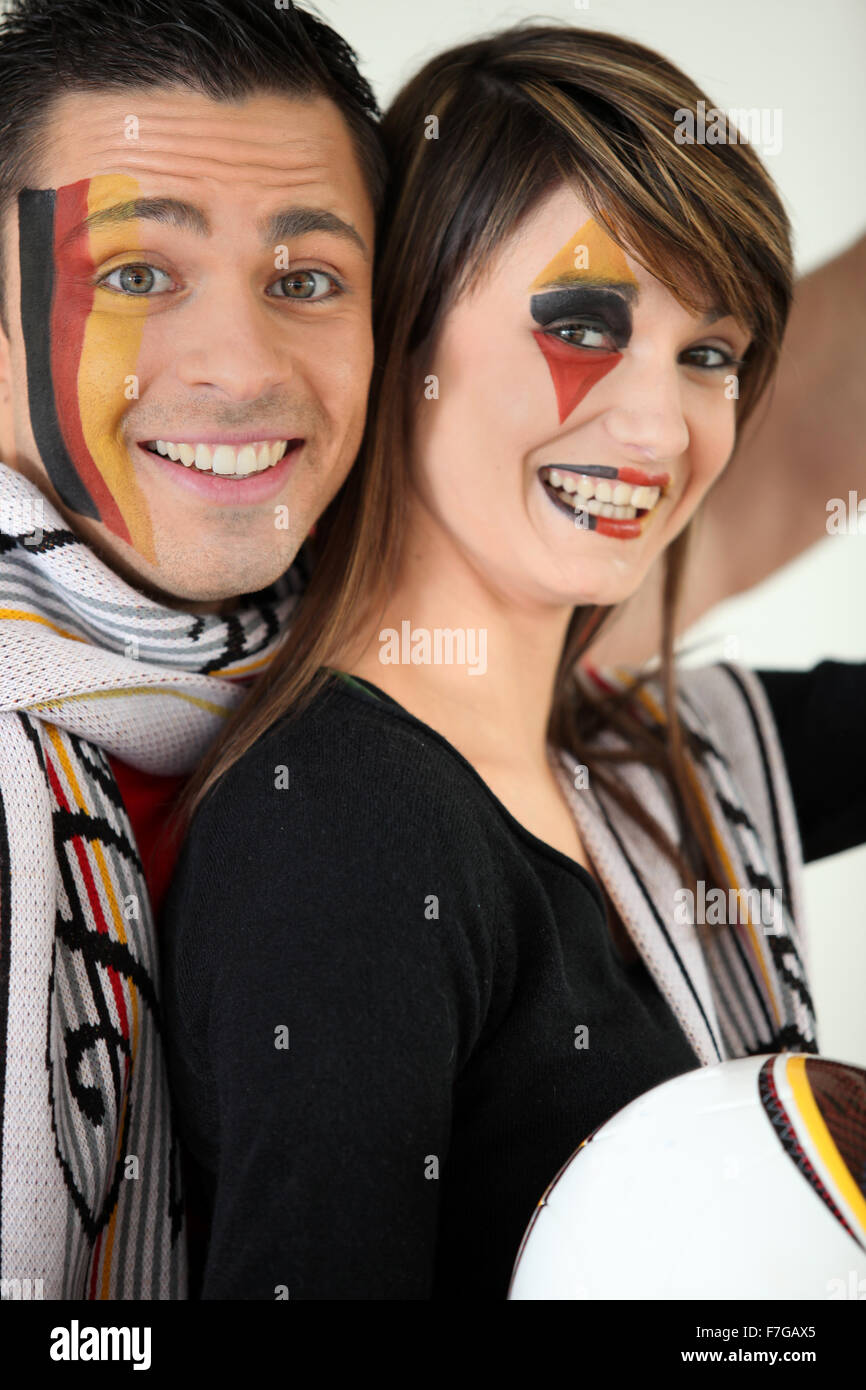 German football fans Stock Photo - Alamy
