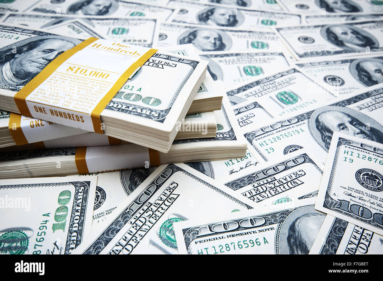 Background made of many dollars Stock Photo - Alamy