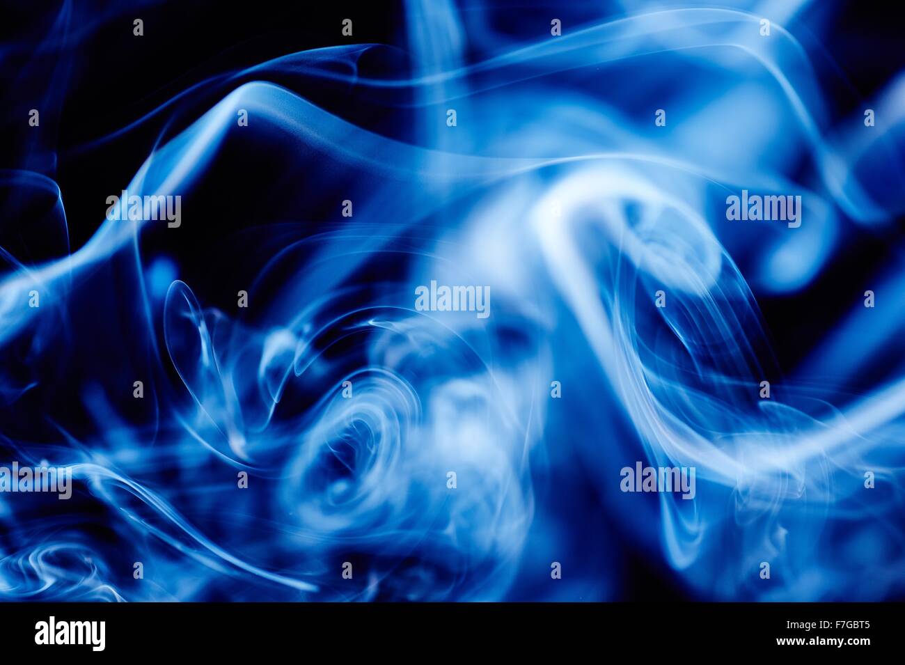 A studio photo of a insense candle smoke Stock Photo - Alamy