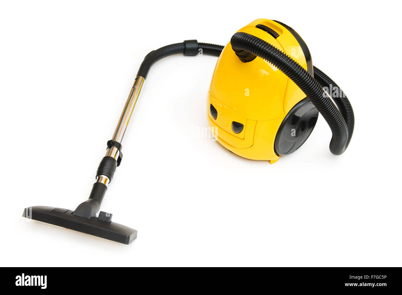 Vacuum cleaner isolated on the white background Stock Photo - Alamy