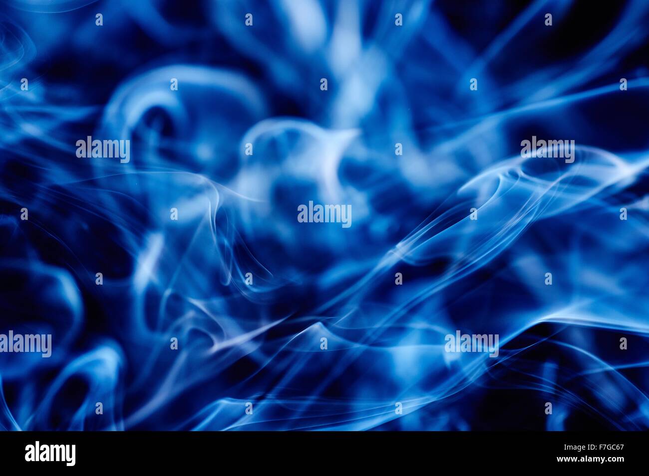 A studio photo of a insense candle smoke Stock Photo - Alamy