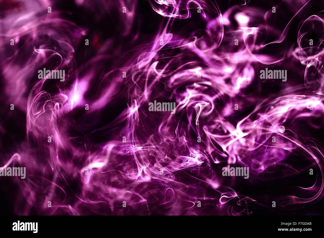 A studio photo of a insense candle smoke Stock Photo - Alamy