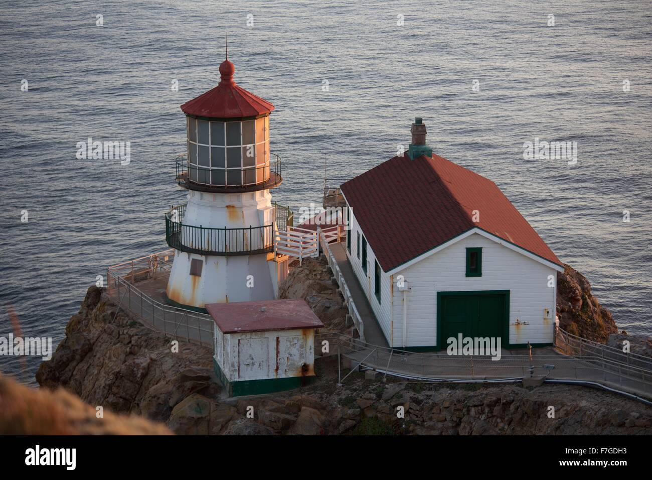 The lighthouse at Point Reyes National Seashore Stock Photo - Alamy
